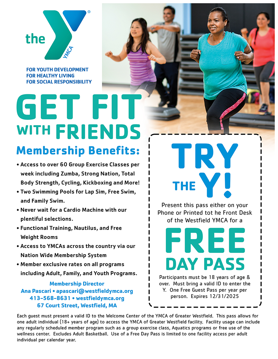 YMCA DAY PASS | YMCA of Greater Westfield